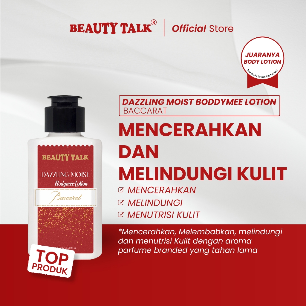 BEAUTY TALK Body Lotion Parfume Baccar4t - 100ML - Beauty Talk