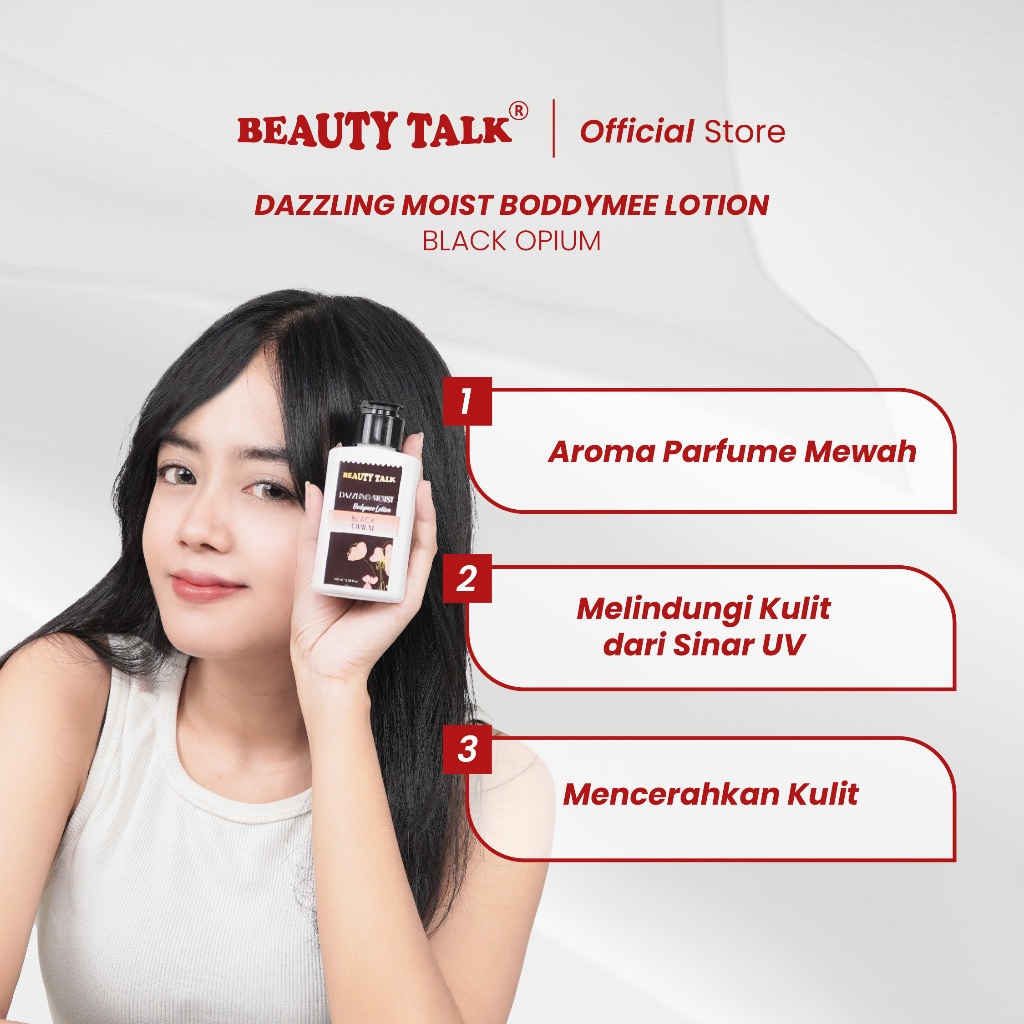 BEAUTY TALK Body Lotion Parfume Black 0pium 100ML - Beauty Talk