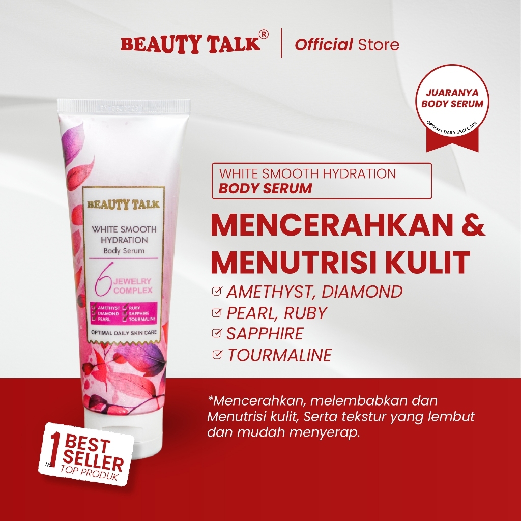 BEAUTY TALK Body Serum White Smooth Hydration (6 Jewelry Complex ...